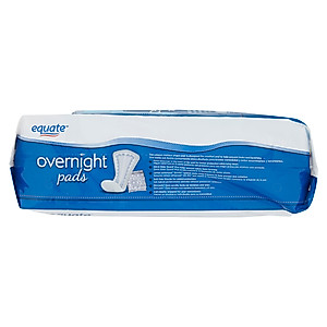 Equate Overnight Ultimate Absorbency Pads, 30 Count