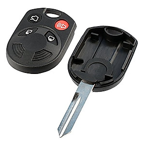 Key Fob Keyless Entry Remote Shell Case & Pad fits Lincoln Mercury OUCD6000022 4 Btn