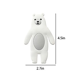 Creative Adhesive Coat Hook Kitchen Refrigerator Sticky Hook 4 Pcs Cute Pet Hooks for Coat, Scarf, Hat, Towel,Key,Bag, Utility Animal Hook for Wall Hanging Decorations