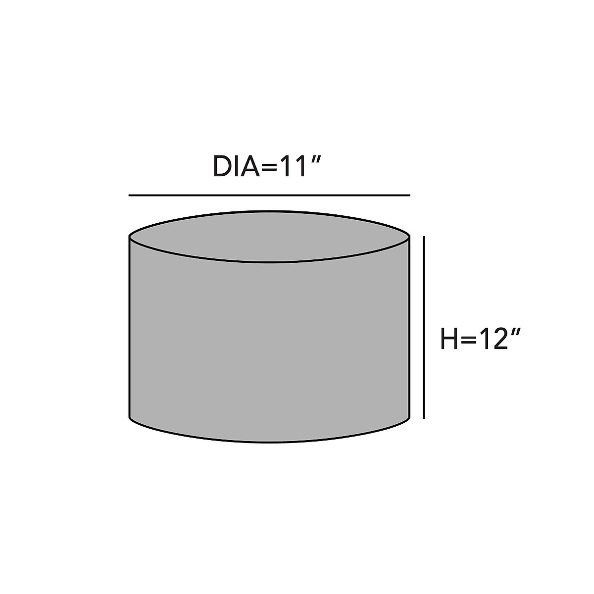 Covermates Keepsakes - Round Appliance Cover - Dust Protection - Stain Resistant - Washable - Appliance Cover-Cream