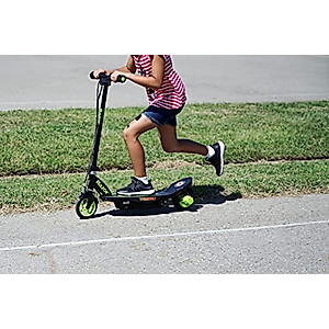 Razor 13111261 E100 Electric Scooter (Pink) & Power Core E90 Electric Scooter - Green