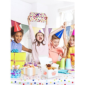 Eupako White Gift Boxes 5x5x3.5 25 Pack Kraft Paper Gift Boxes with Lids for Crafting, Gifts, Wedding, Birthday, Party, Cupcake