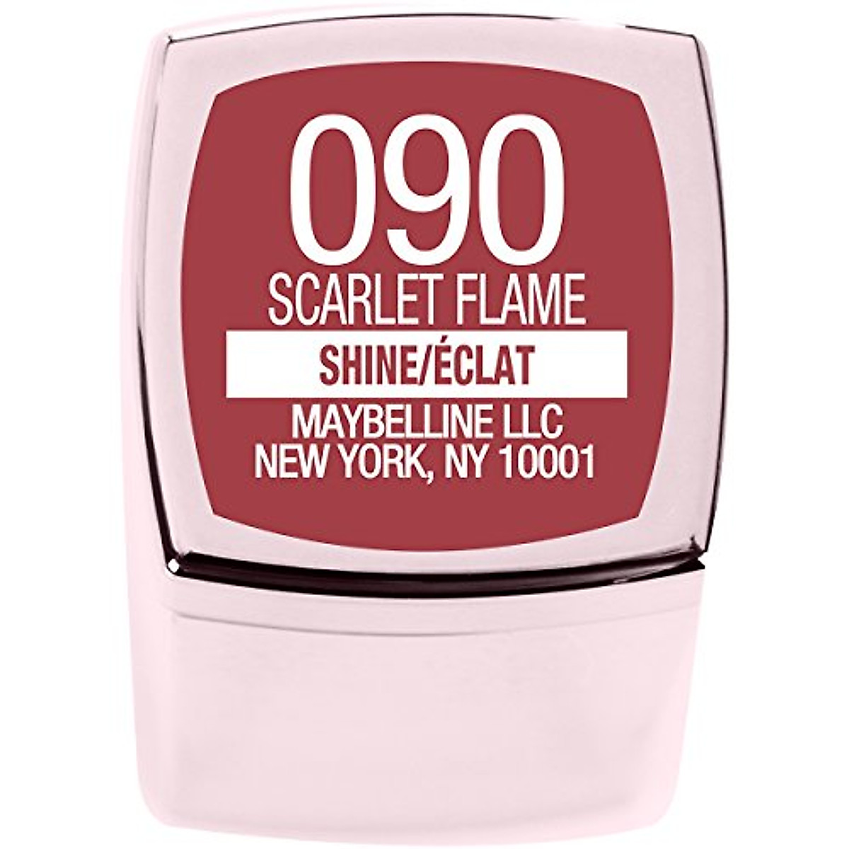 Maybelline New York Color Sensational Shine Compulsion Lipstick Makeup, Scarlet Flame, 0.1 Ounce