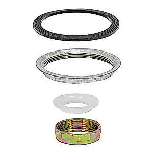 EZ-Flo Kitchen Sink Strainer with Die-Cast Slip Joint Nut, Spin and Seal, 3-1/2 Inch to 4 Inch Opening, Stainless Steel, 30009