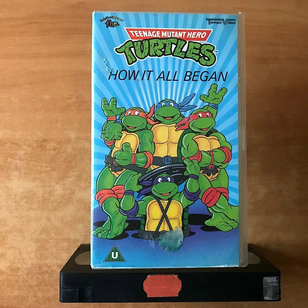 Teenage Mutant Hero Turtles: How It All Began [Tempo Video] Children's - Pal VHS