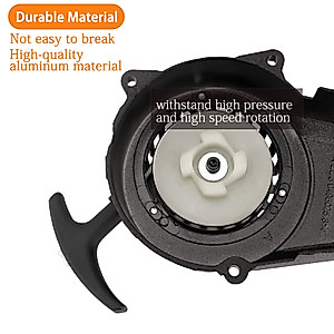 Pull Start Recoil Starter for 2 Stroke 47cc 49cc 50cc SYX Moto Holeshot Apex Coolster QG-50 SSR SX50A Apollo KXD E-Start X-Pro Highper KXD18 Pit Dirt Bike Cagllari Cag Pocket Bike ATV Quad