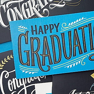 Hallmark Graduation Money Holders or Gift Card Holders Assortment with Envelopes, Hats Off (36 Cards and Envelopes)
