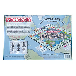 Metallica Monopoly World Tour Collectors Edition