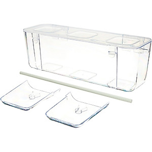 Deflecto Ribbon Dispenser, Clear