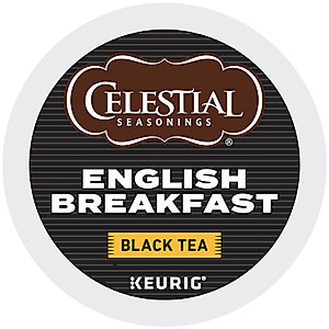 Celestial Seasonings English Breakfast Black Tea, Single-Serve Keurig K-Cup Pods, 24 Count