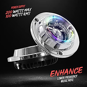 Pyle 4" Titanium Tweeter with Engineering Plastic Frame - 200 Watts, 1.75'' Voice Coil, Car Audio Tweeter for Stereo and Speaker - PDBT33,Silver