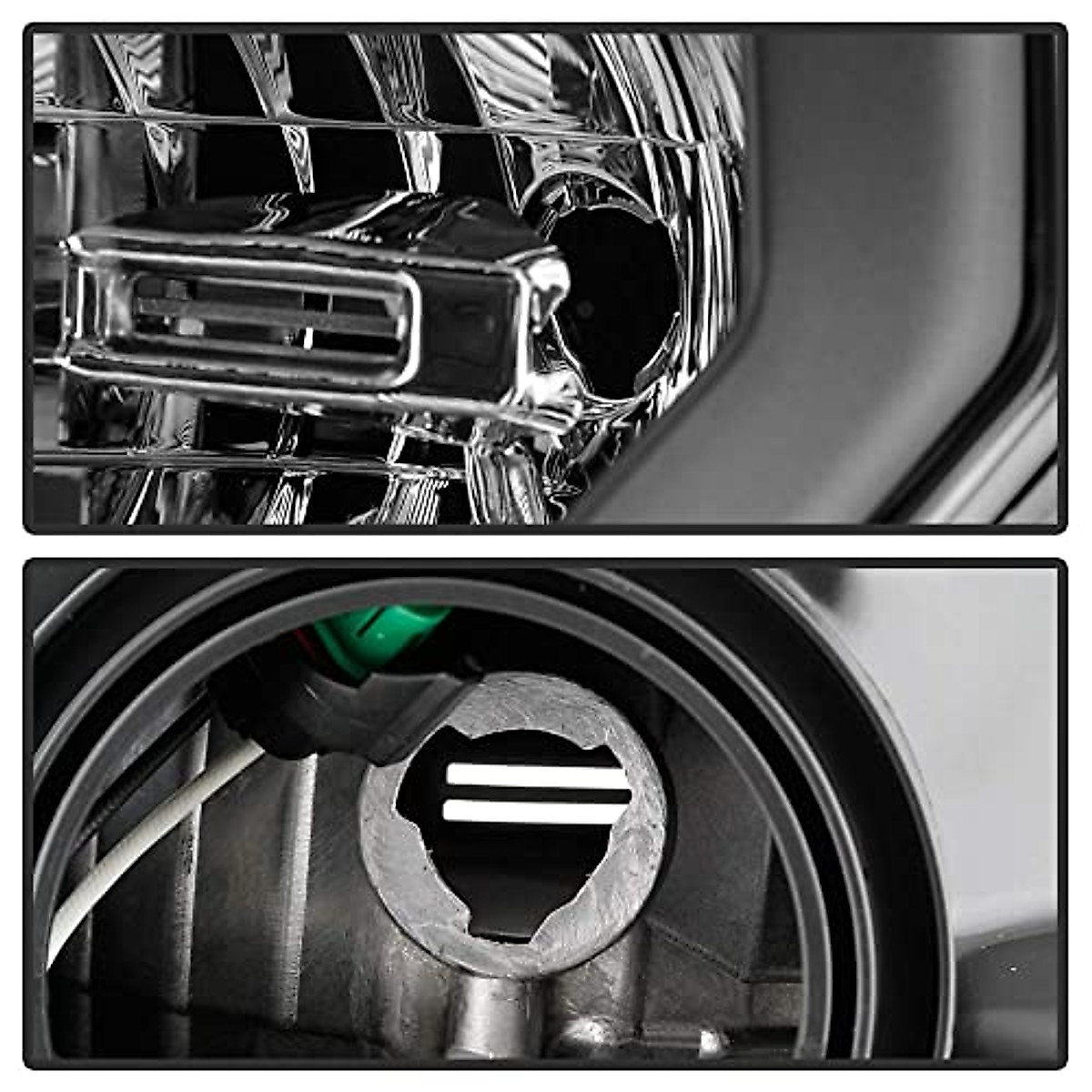 ACANII - For [Halogen Model] 2018-2020 Ford F150 Pickup Black Special Edition Headlights Headlamps Driver & Passenger