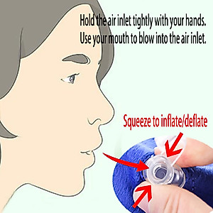 Dog Cone Collar for Small Medium Large Dogs After Surgery, Inflatable Dog Neck Donut Collar, Adjustable Dog Cone, E-Collar for Dogs Recovery, Soft Dog Cones Alternative, Protective Pet Cones for Dogs