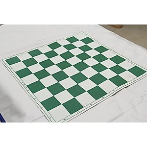 Roll Up Chess Mat Board Game, Green, One Size