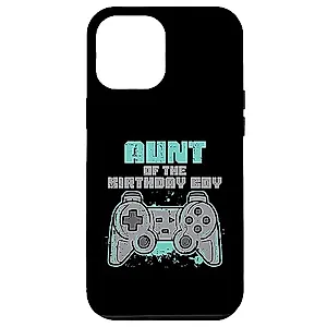 iPhone 14 Pro Max Aunt Birthday Boy Gamer Party Family Matching Gift Women Case