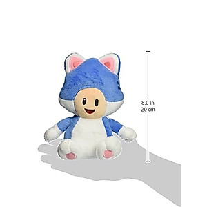 "Little Buddy USA Super Mario: 7"" Neko Cat Toad Plush", multi-colored
