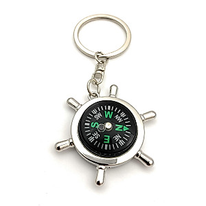 Smiling Wisdom - Old World - You Are The Author of Your Life Greeting Card and Fashion Helm Keychain Gift Set - Graduation Advice for Your Journey in Love, Friendships, and Life - Brown - Helm KC