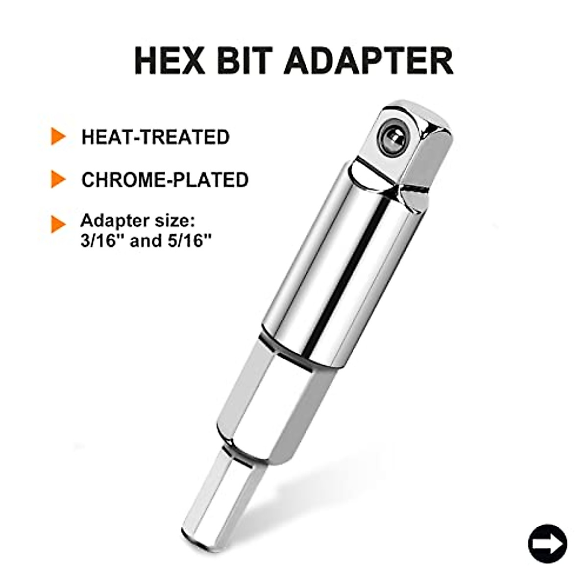 WADEO Ratchet Wrench Ratcheting Service Wrench 3/8” to 1/4” with Hex Bit Adapter for Air Conditioning, Refrigeration Equipment, Equipment Repair