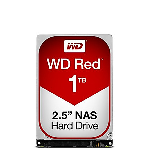 Western Digital 1TB WD Red Plus NAS Internal Hard Drive - 5400 RPM Class, SATA 6 Gb/s, CMR, 16 MB Cache, 2.5" - WD10JFCX