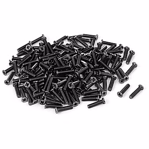 Aexit CM2.5x10mm Flat Cleaning & Repair Head Phillips Notebook Laptop Computer Back Cover Computer Screws Screw 200pcs