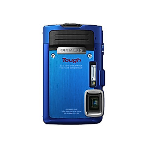 Olympus Stylus TG-830 iHS Digital Camera with 5x Optical Zoom and 3-Inch LCD (Blue) (Old Model)