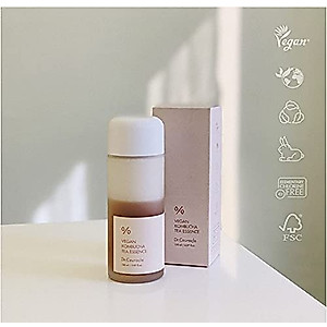 Dr.Ceuracle Vegan Kombucha Tea Essence 5.07 fl.oz. | Detoxifying impurities for healthy complexion and providing hydration, Vegan all in one essence for All skin Types with Kombucha Tea Extract