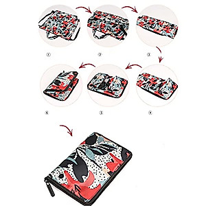 Drawstring Seal Waterproof Folding Sports Fitness Backpack Light Travel Backpack Leather Backpack (Black, One Size)