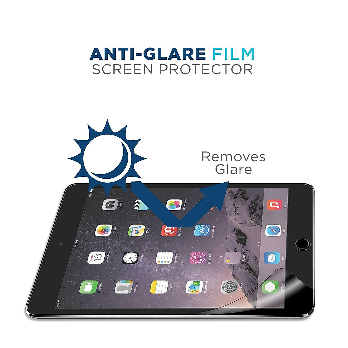 Tech Armor Matte Anti-Glare/Anti-Fingerprint Film Screen Protector for Apple iPad Mini 1, 2, 3 [ 2 Pack ]