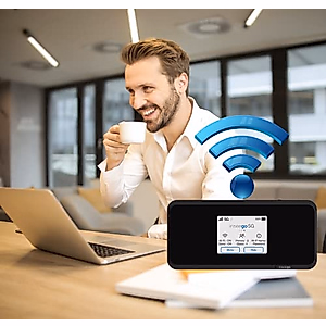 EVDO-LINK Bundle for Inseego 5G MiFi® M2100 Hotspot | Global 5G Mobile Portable WiFi with Case and Extra Battery for All Day Battery Compatible with Verizon