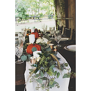 Just Artifacts 24pcs Assorted Gold Mercury Glass Votive Candle Holders (12pc 2-Inch Round, 12pc 2.75-Inch)