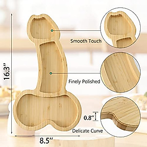 HLEKENO Charcuterie Boards, Personalized Cheese Board Bamboo Kitchen Wine Meat Platter Large Cheese Charcuterie Boards Sets, Best Gifts for Housewarming, Bachelorette Party, Anniversary Wedding Gift