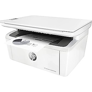 HP Laserjet Pro MFP M29w Wireless All-in-One Monochrome Laser Printer, Mobile Printing, 19ppm, Auto-On/Auto-Off, LCD Control Panel, Print Scan Copy, White, Durlyfish USB Printer Cable