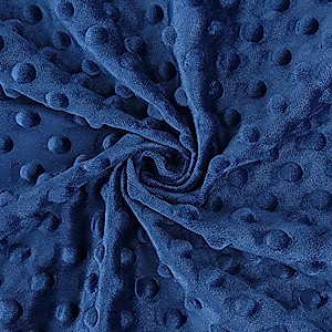 Super Soft Stretchy Fitted Crib Bed Sheet for Standard Crib and Toddler Mattress by BlueSnail (Dark Blue)