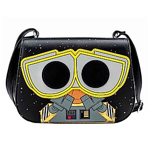 Loungefly Crossbody Bag Wall-E Eve Earth Day Official Pixar Black Size One Size