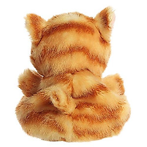 Aurora® Adorable Palm Pals™ Meow Kitty™ Stuffed Animal - Pocket-Sized Play - Collectable Fun - Orange 5 Inches