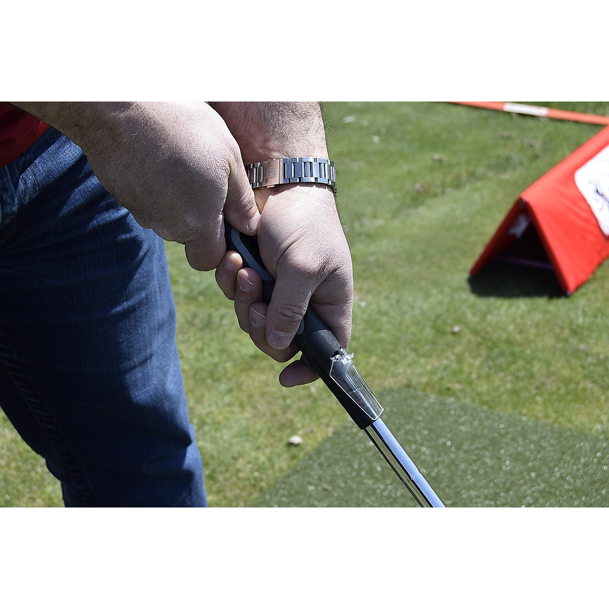 GripIt Rite Golf Grip for Teaching Correct Gripping Position Using Your Own Club (Men's Left)