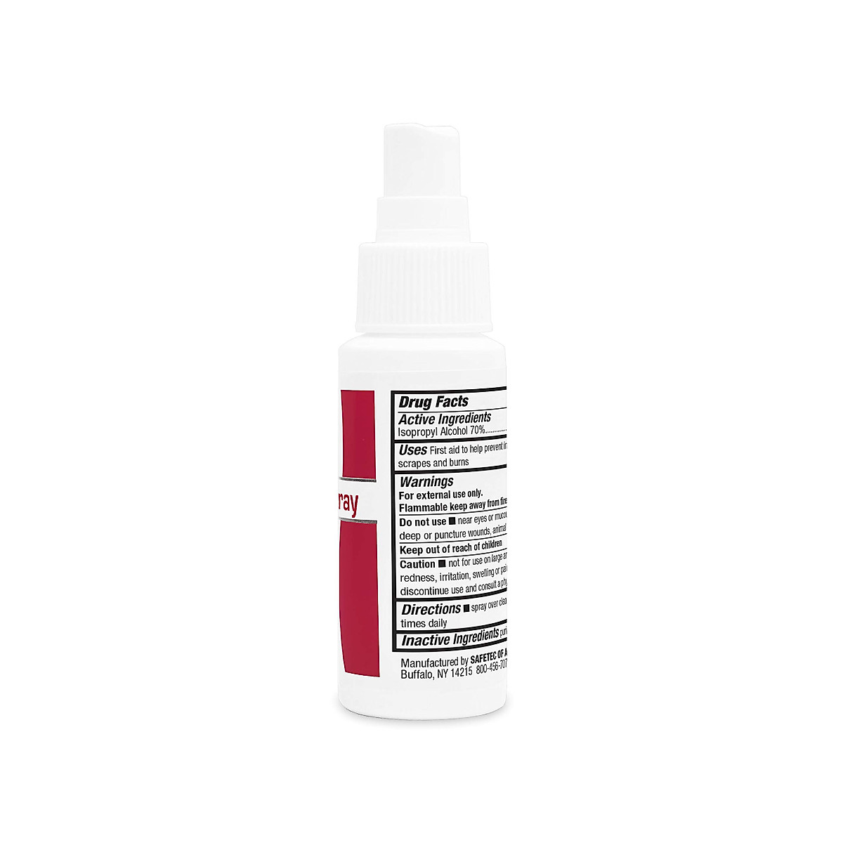 Safetec Isopropyl Alcohol Spray 2oz (Pack of 6)