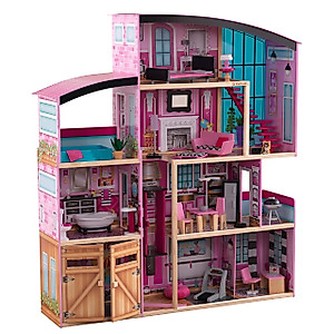 KidKraft Wooden Dollhouse Shimmer Mansion for 12" Dolls
