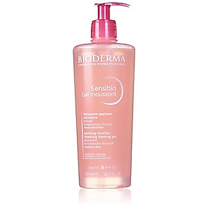 Bioderma Sensibio Foaming Gel Cleansing and Make-Up Removing Refreshing feeling for Sensitive Skin Unscented, 16.7 Fl Oz