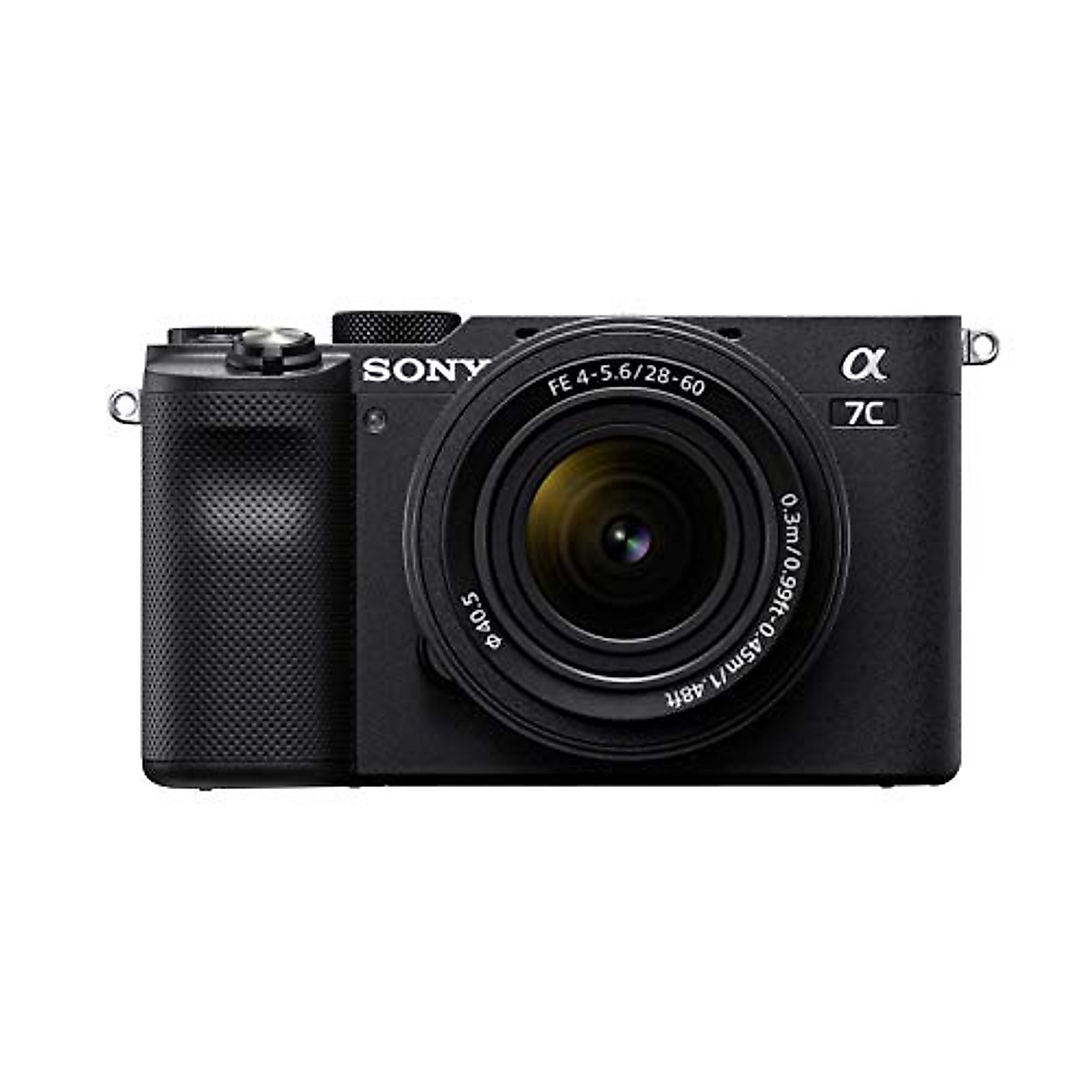 Sony Alpha 7C Full-Frame Compact Mirrorless Camera Kit - Black (ILCE7CL/B) (Renewed)