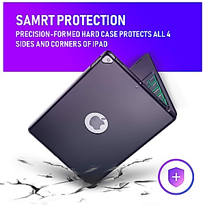 Phixnozar Keyboard Case for iPad 9th Generation (10.2 2021) / 8th (10.2 inch 2020) /7th (10.2 2019) / iPad Air 3rd Generation 10.5 2019/iPad Pro 10.5 2017– Stable Touchpad Function