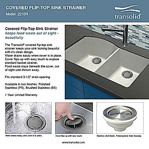 Transolid K-MTSO25229-3 Meridian 3-Hole Drop-in Single Bowl 16-Gauge Stainless Steel Kitchen Sink Kit, 25-in x 22-in x 9-in, Brushed Finish