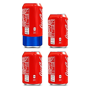 [4 Pack] Can Covers that Look Like Soda, Silicone Sleeves for Cans, Can Wraps, Fits All 12FL OZ 355ml