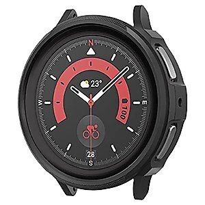 Spigen Liquid Air Armor Designed for Samsung Galaxy Watch 5 Pro Case 45mm (2022) - Matte Black