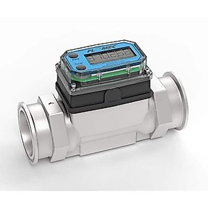 FLOMEC G2 Series, Turbine, High-Temperature Brew Meter, 1-1/2 Inch Pipe Size, 2 Inch Tri-Clamp Fitting G2S15TH9GMX