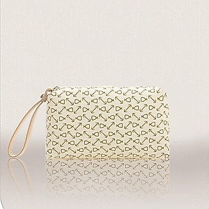 Cayla Women Handbags and Purse 6Pcs Set Printing Pattern Leather Tote Bags Shoulder Bag Satchel Top Handle Handbag Wallet-coffee