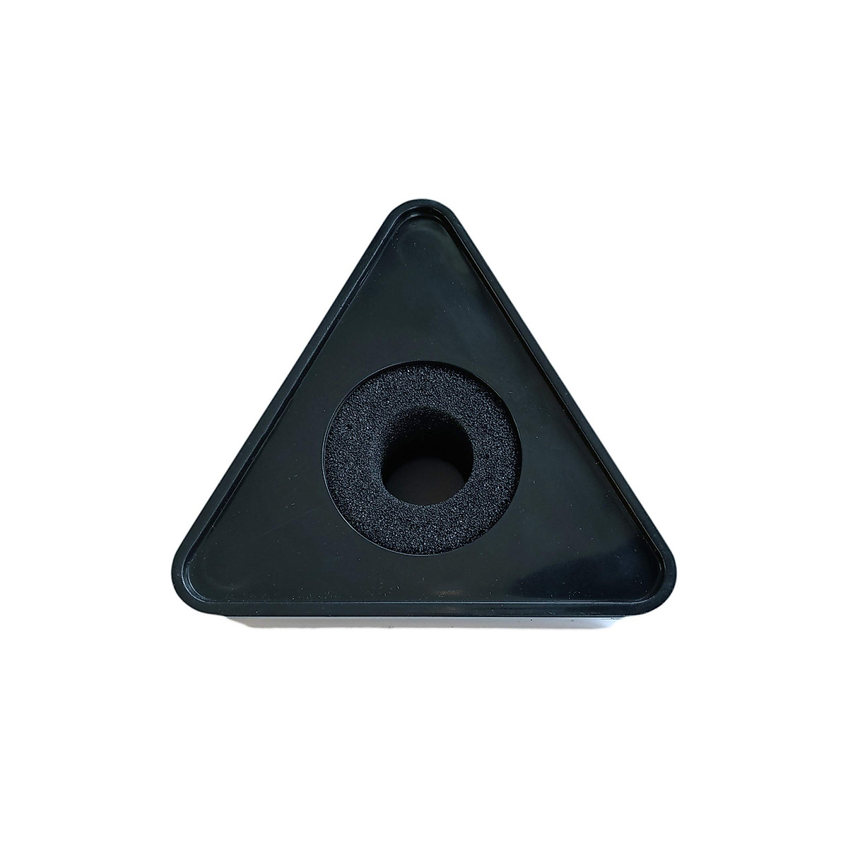 Actopus 2pcs Triangle Mic Flag Microphone Flags Prop for Station Logo Black