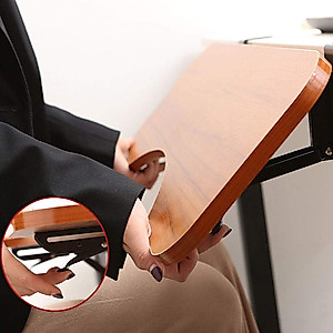 SKYZONAL Desk Keyboard Tray Clamp for DIY Custom Wooden Keyboard Trays Desk Extender Clamp (Tray Not Included) (Fits desks up to 3.15”)