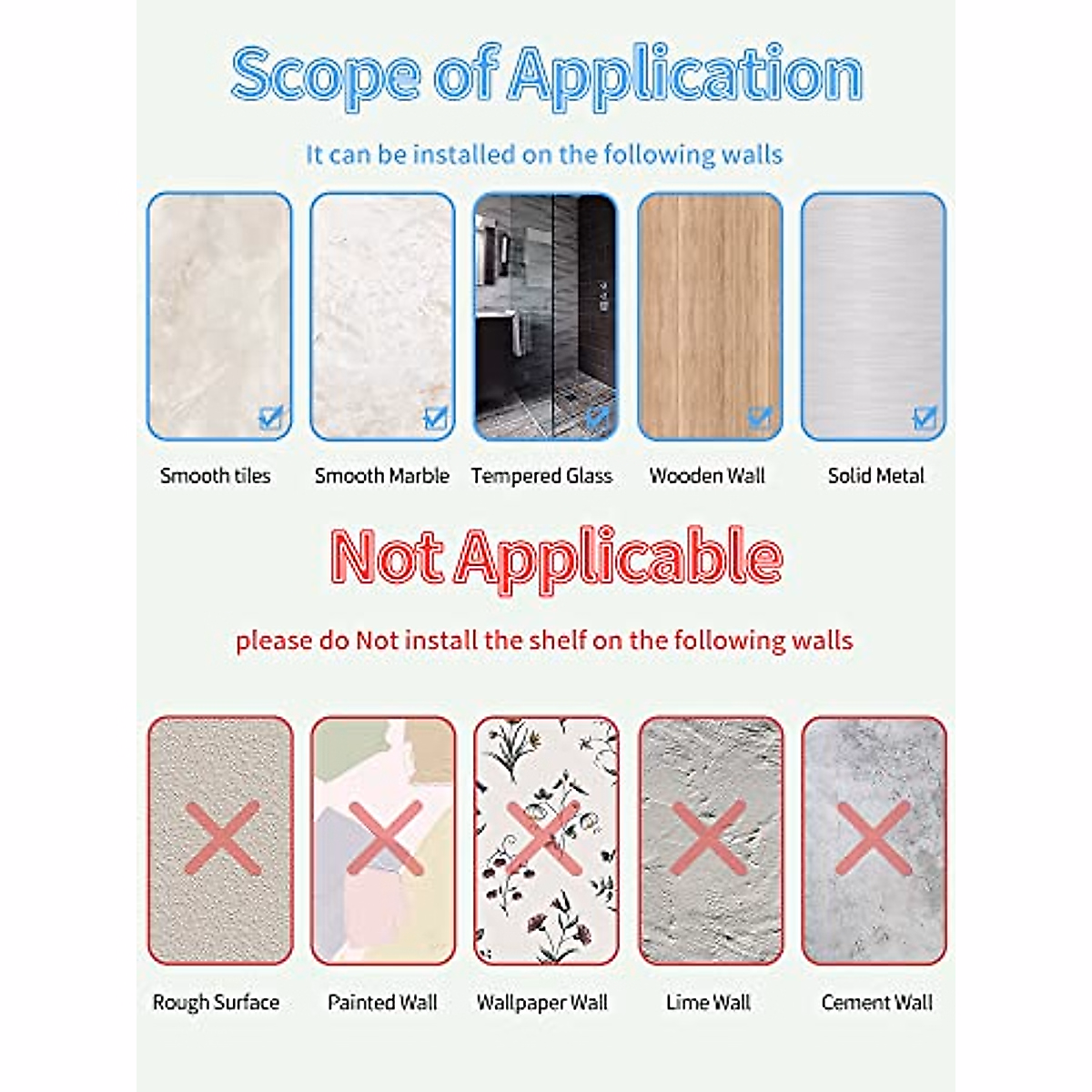 sahhivrm 2-Park SUS304 Corner Shower Shelves, Adhesive Shower Shelf for Inside Shower, Shampoo Soap Holder for Shower Wall, Bathroom Caddy Organizer, Silver Storage Shelf Shower Caddy Basket.