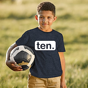 Unordinary Toddler 10th Birthday Shirt Boys 10 Year Old Boys Gifts Ten yr Tenth Birthday Tshirt Gift (Charcoal Black, Youth M(10-12))